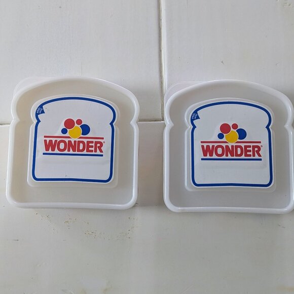 A. Aronson | Kitchen | Vtg Wonder Bread Sandwich Containers By A ...